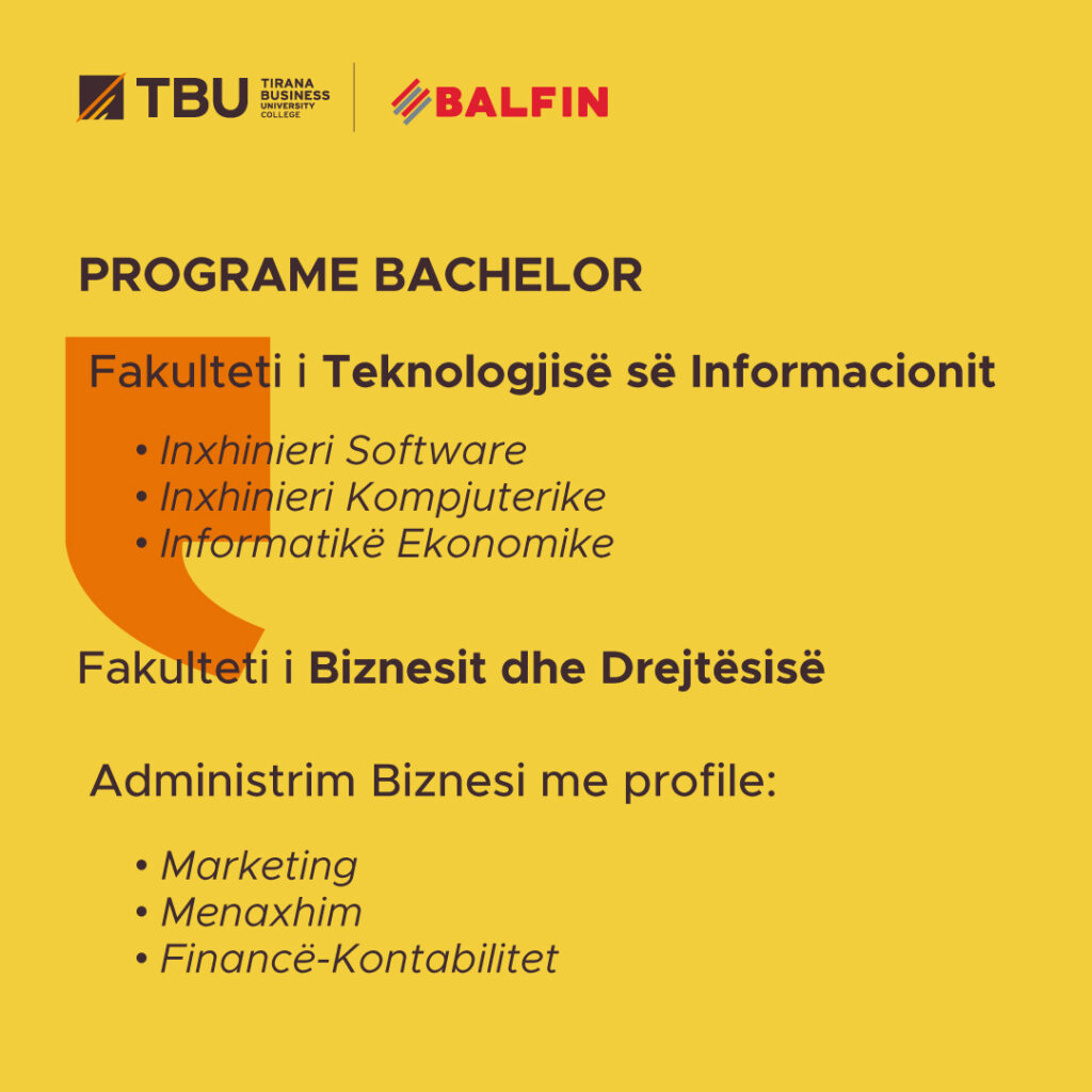 Admissions - Tirana Business University