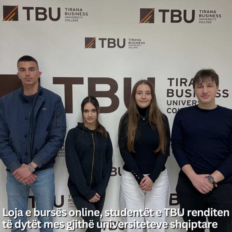 Loja e bursës online, studentët e TBU renditen të dytët mes gjithë ...